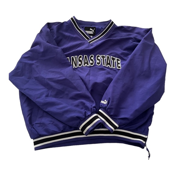 Puma | Jackets & Coats | Vintage Kansas State Windbreaker | Poshmark